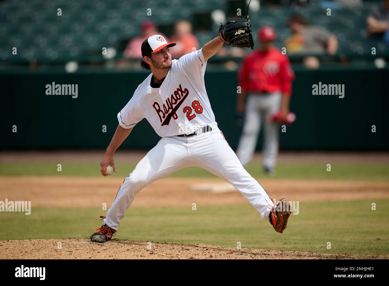 Bowie Baysox pitcher Morgan McSweeney (28) during an Eastern League ...