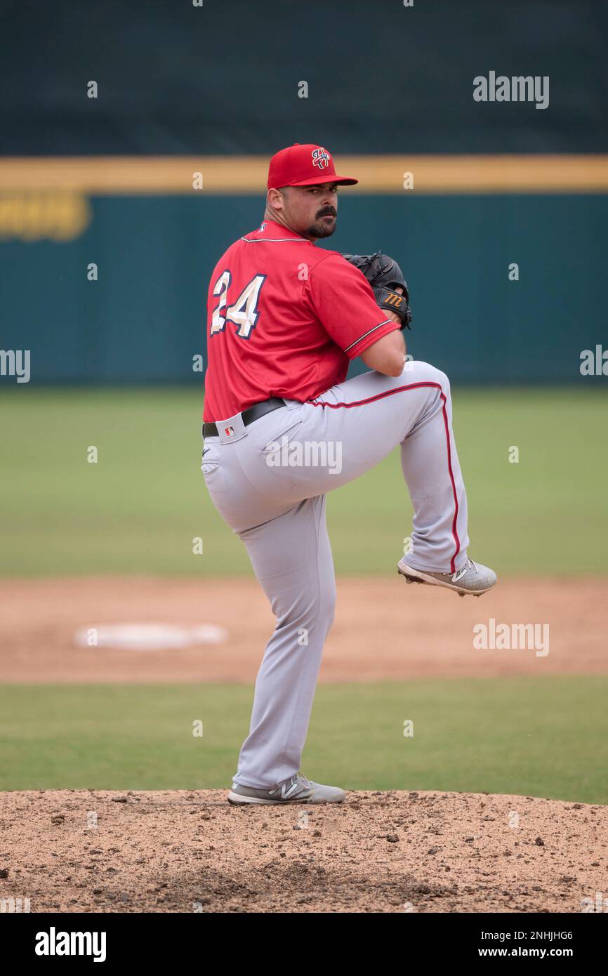 Harrisburg Senators pitcher Alex Troop (34) during an Eastern League ...