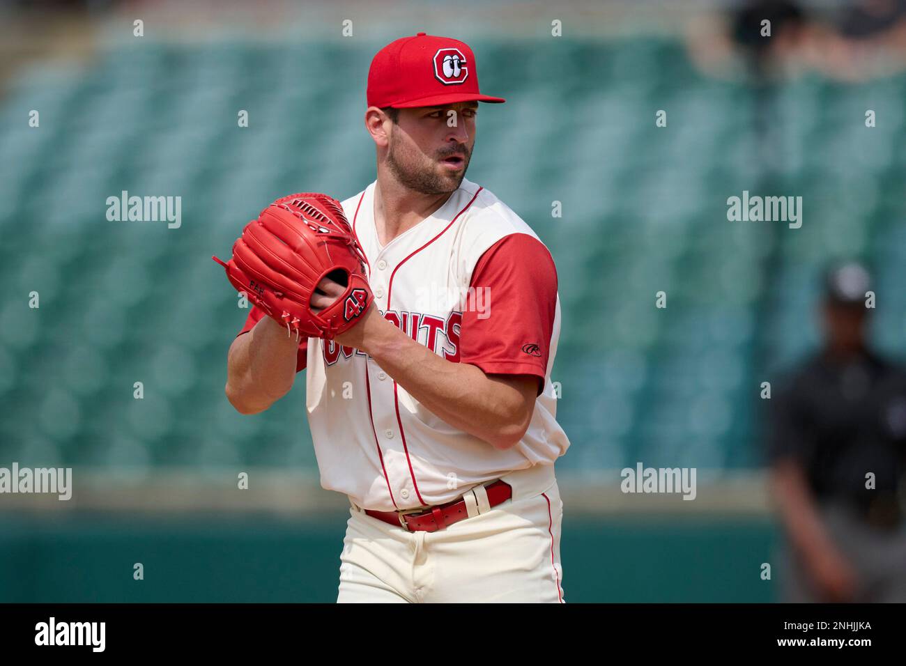 Chattanooga Lookouts pitcher Matt Pidich (48) during a Southern League ...