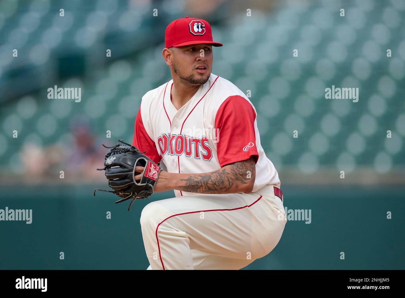 Chattanooga Lookouts pitcher Julio Pinto (30) during a Southern League ...