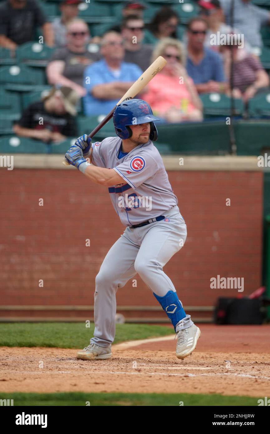 Tennessee Smokies Levi Jordan (13) bats during a Southern League ...