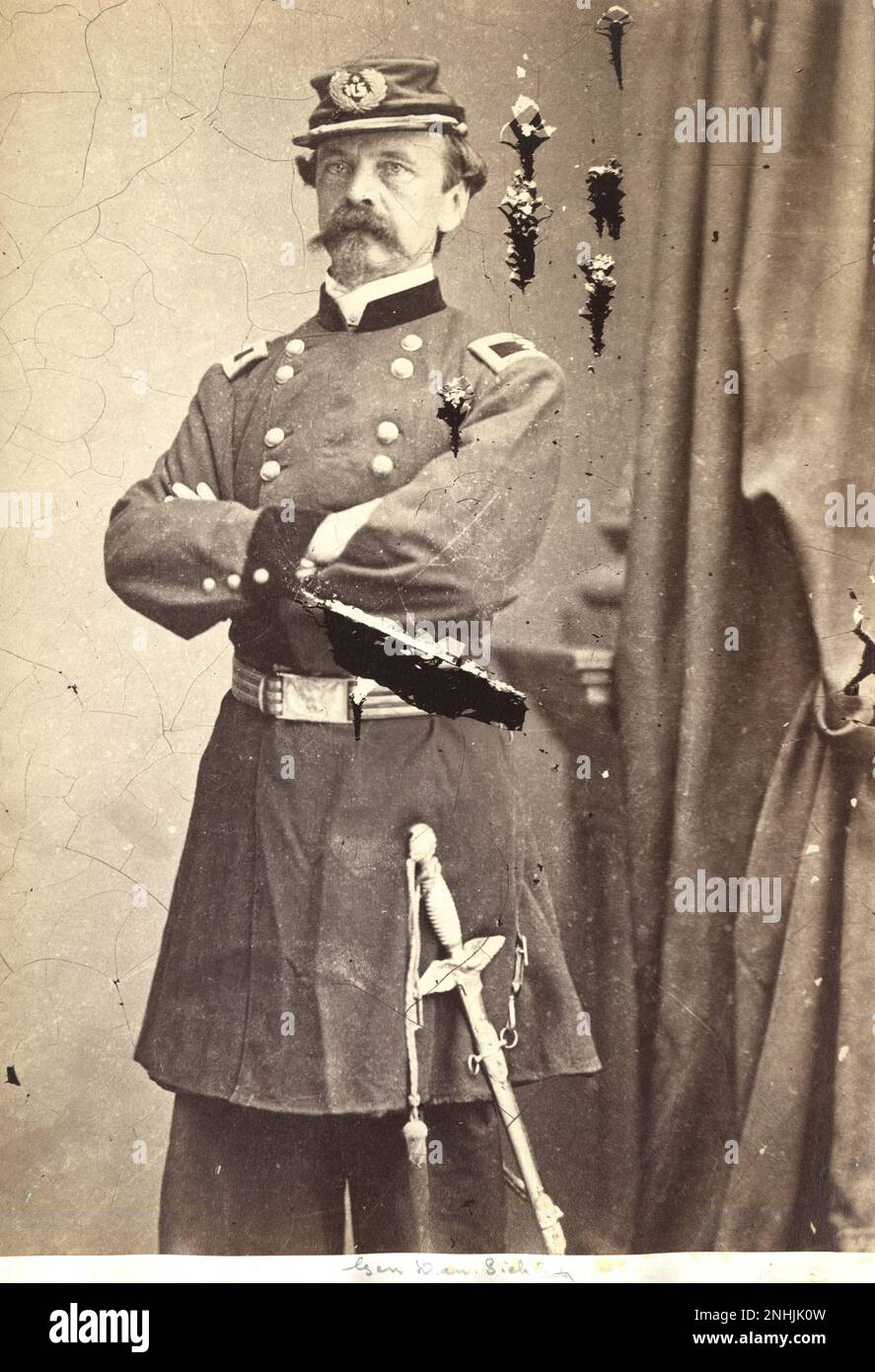 Gen. Dan Sickles 19th Century Mathew Brady, Quartermaster, and Other ...