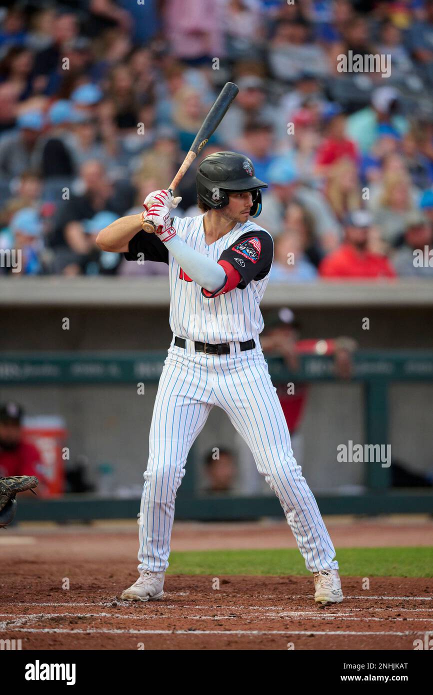 Rocket City Trash Pandas Bryce Teodosio (10) bats during a Southern ...