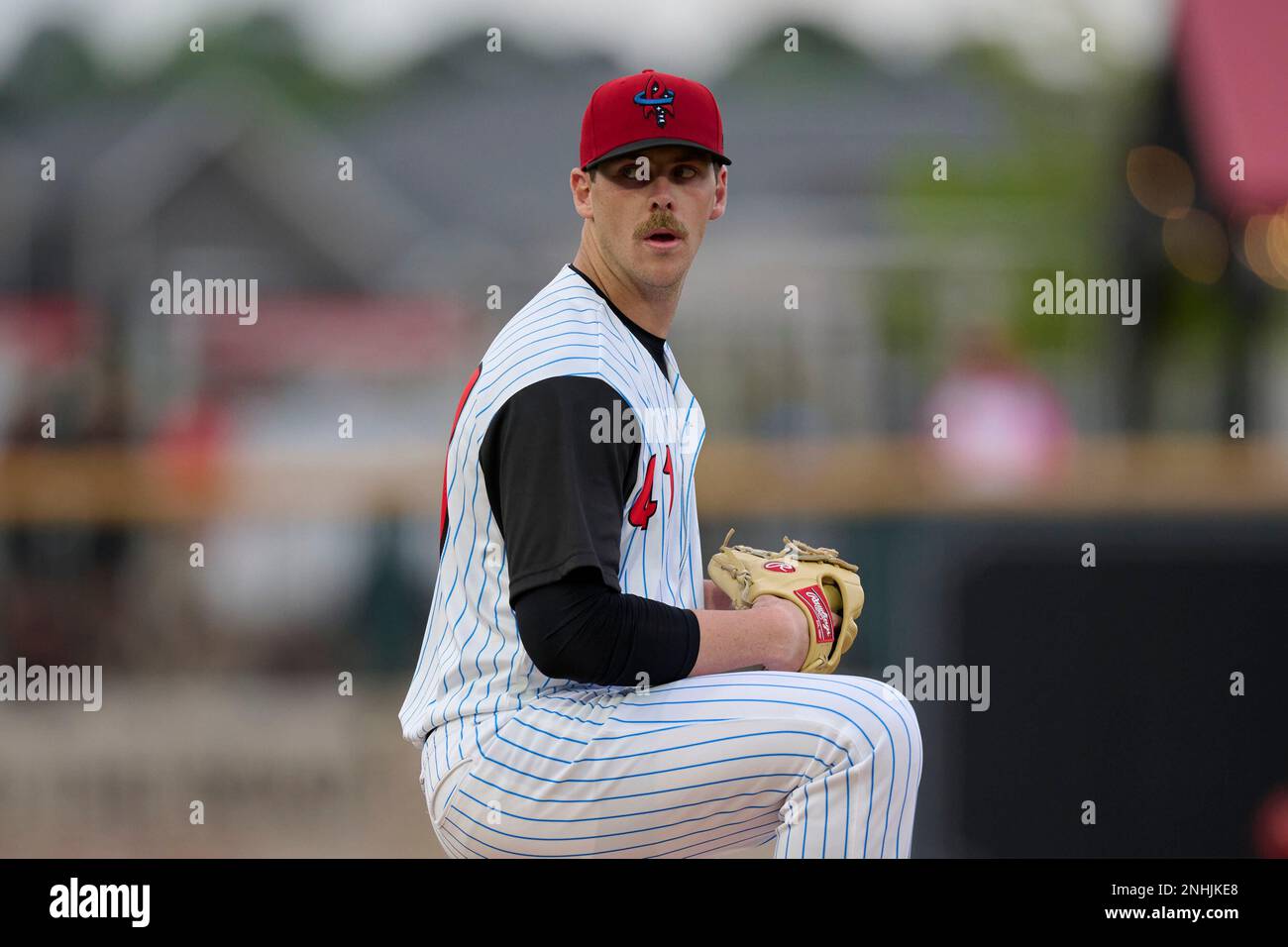 Rocket City Trash Pandas pitcher Ky Bush (41) during a Southern League ...