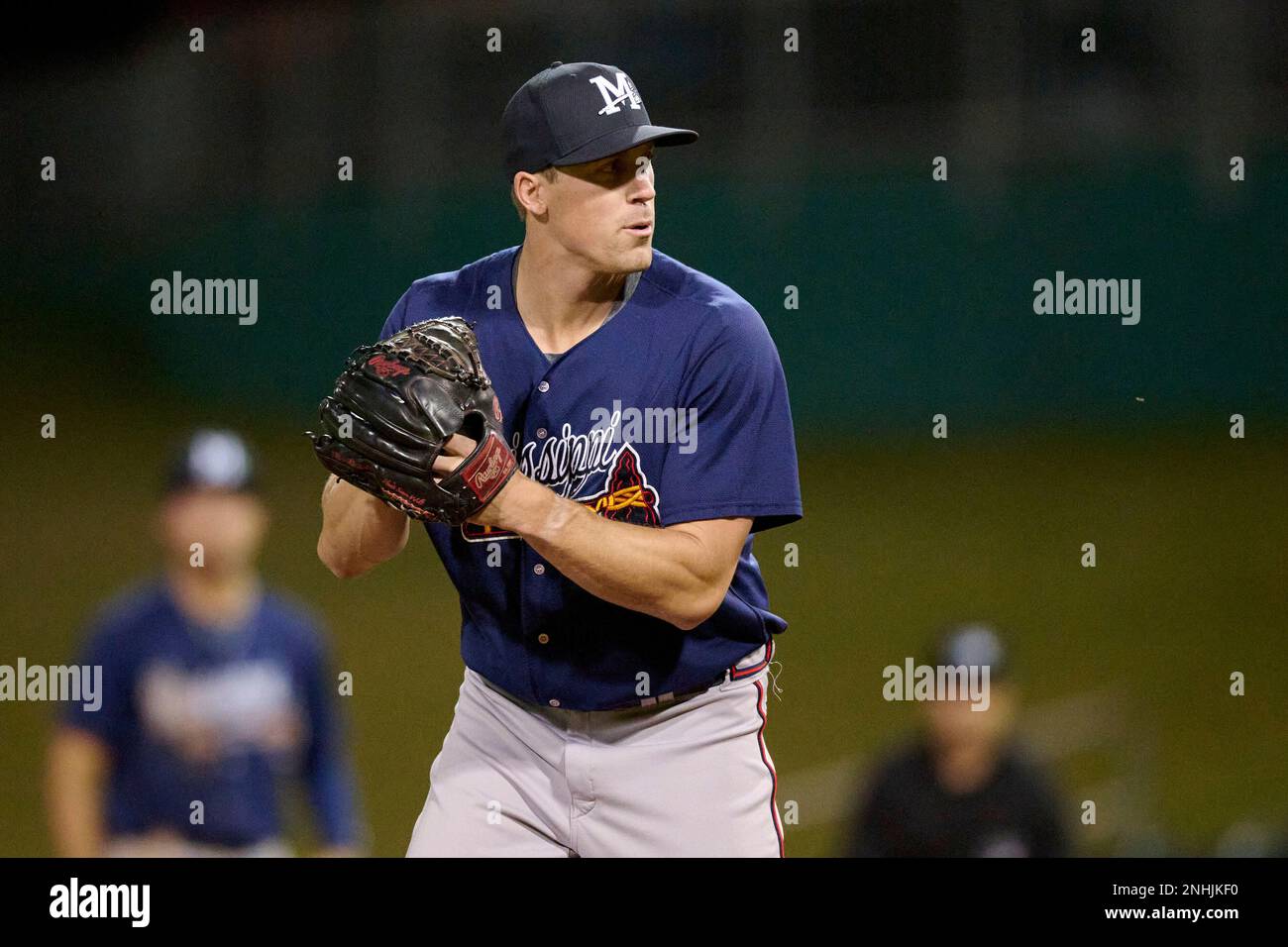 Mississippi Braves pitcher Tyler Ferguson (43) during a Southern League ...