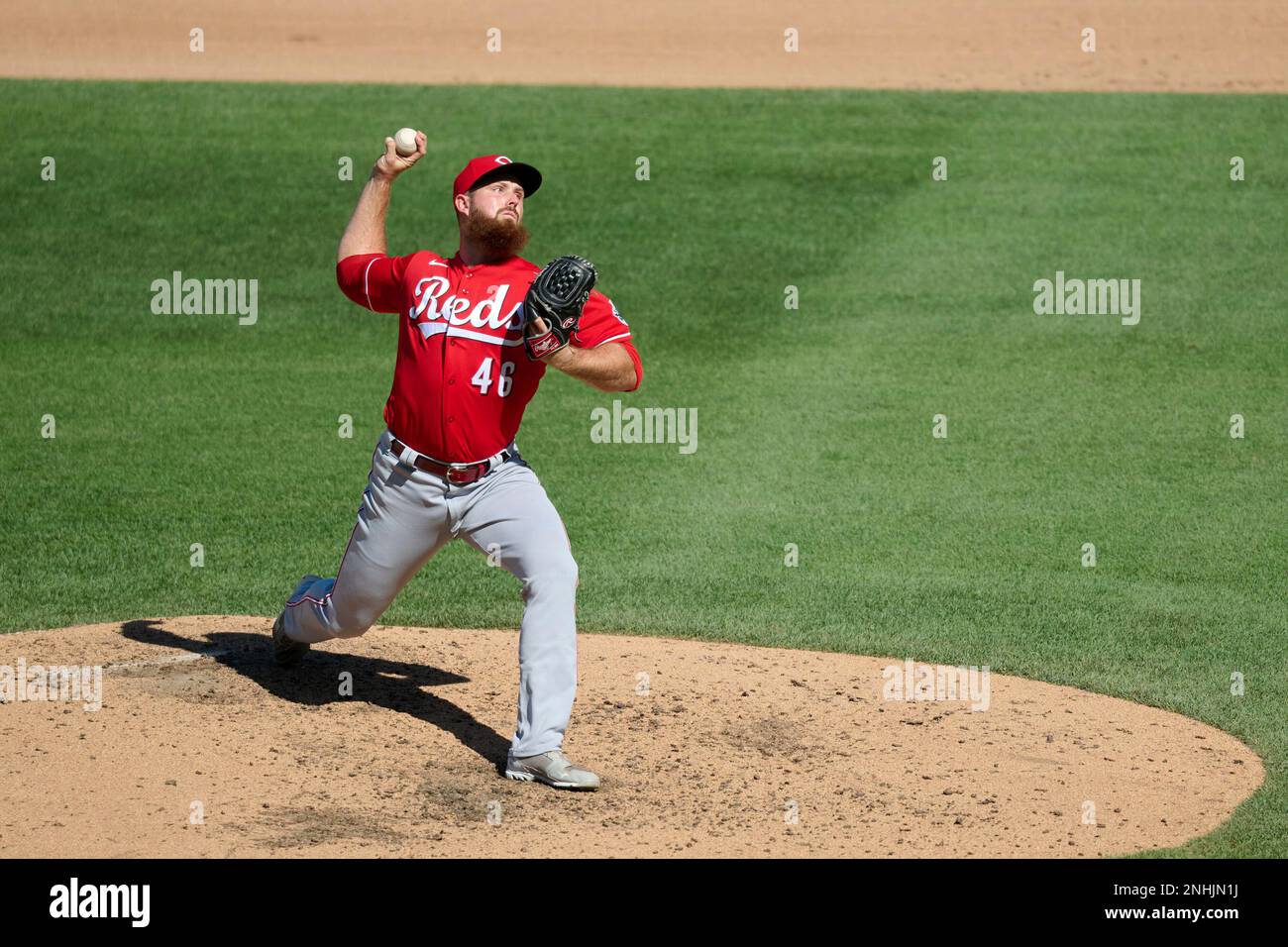 Cincinnati Reds relief pitcher Buck Farmer (46) during a Major League ...