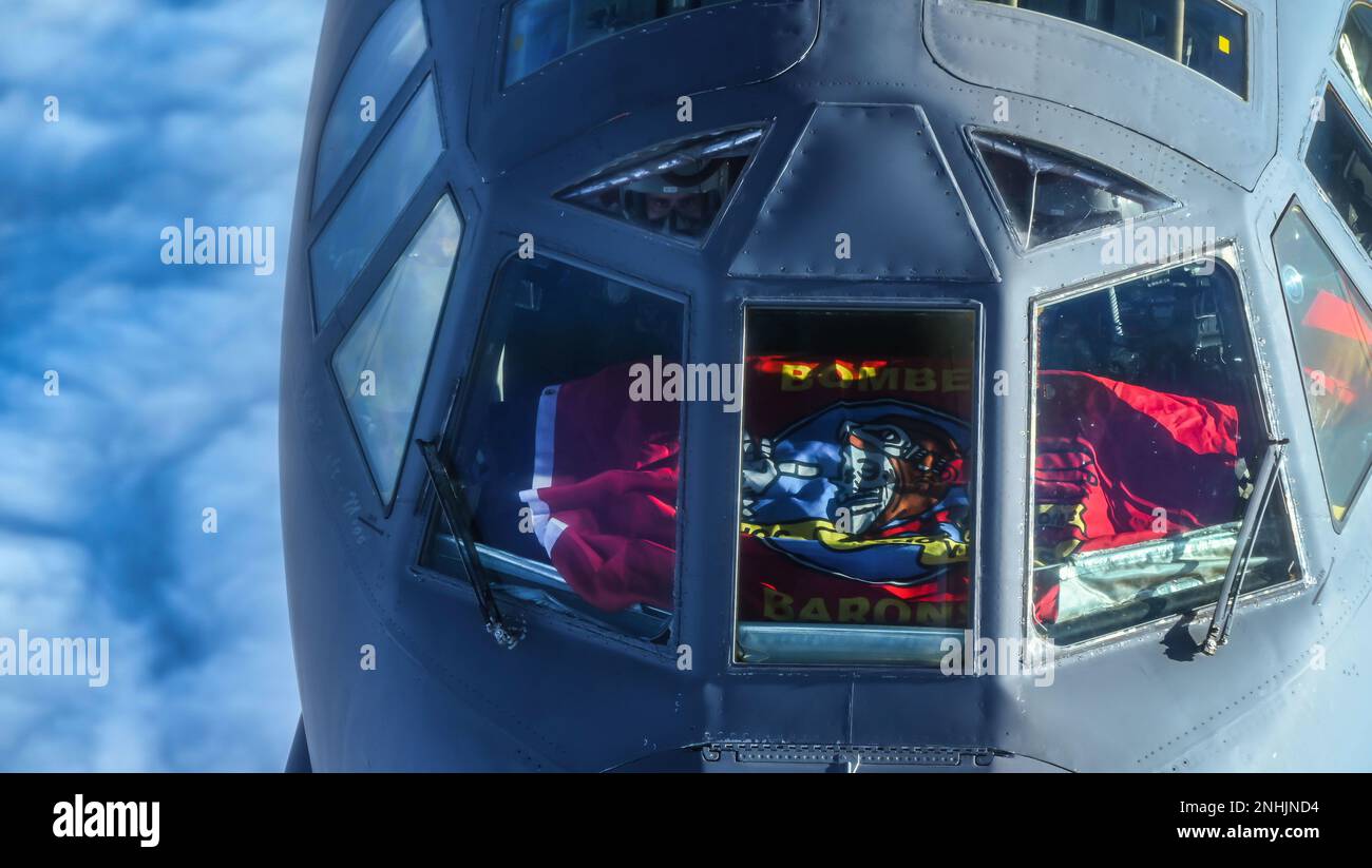 A B-52H Stratofortress aircraft pilot assigned to the 5th Bomb Wing ...