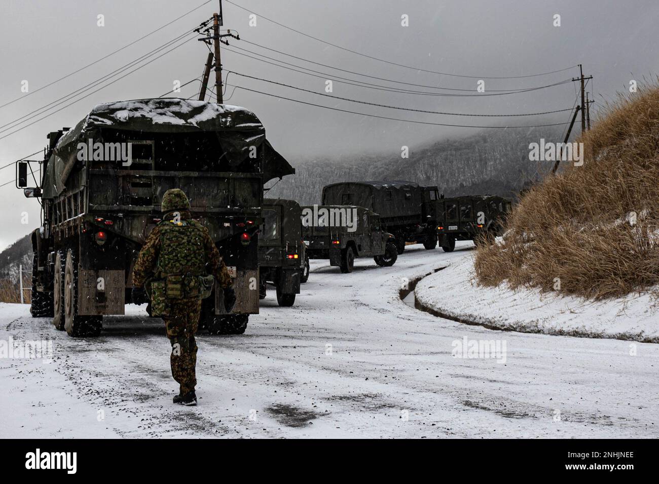 U.S. Marines with the 31st Marine Expeditionary Unit and Japanese ...