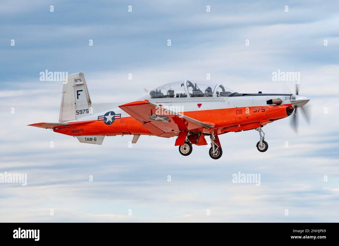 T-6 Texan II aircraft at NAS JRB Fort Worth during a detachment ...