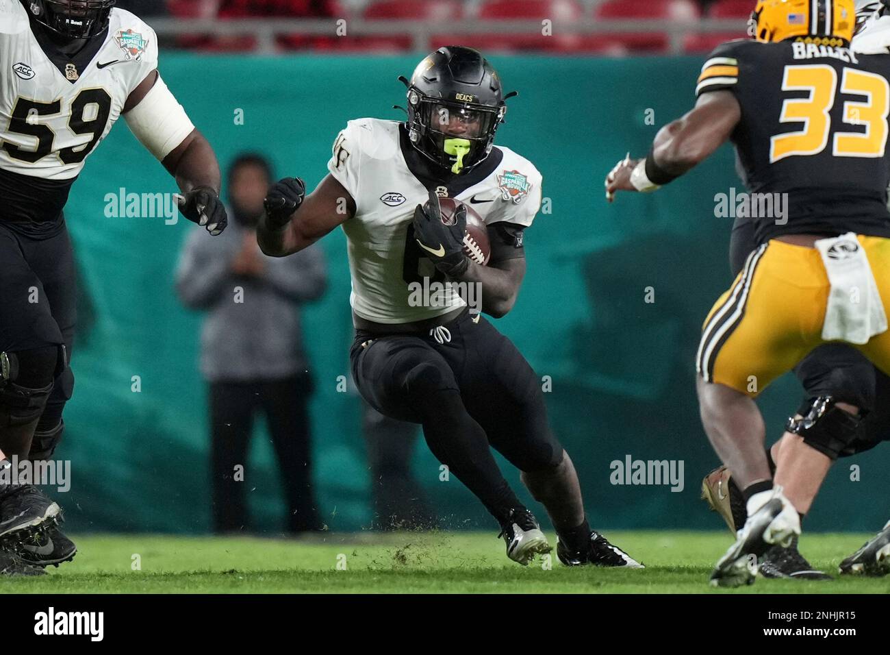 TAMPA, FL - DECEMBER 23: Wake Forest Demon Deacons defensive back ...