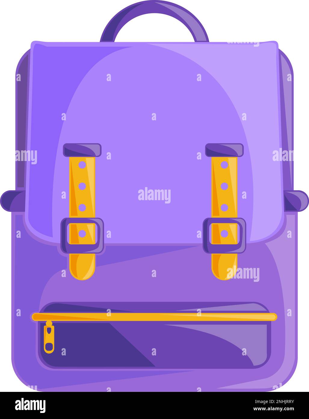 Purple schoolbag Stock Vector Images - Alamy