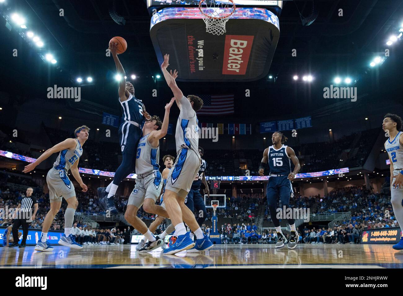 OMAHA, NE - DECEMBER 22: Butler Bulldogs guard Eric Hunter Jr (2 ...