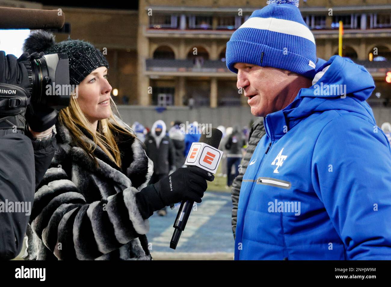 FORT WORTH, TX - DECEMBER 22: Air Force Falcons head coach Troy Calhoun ...
