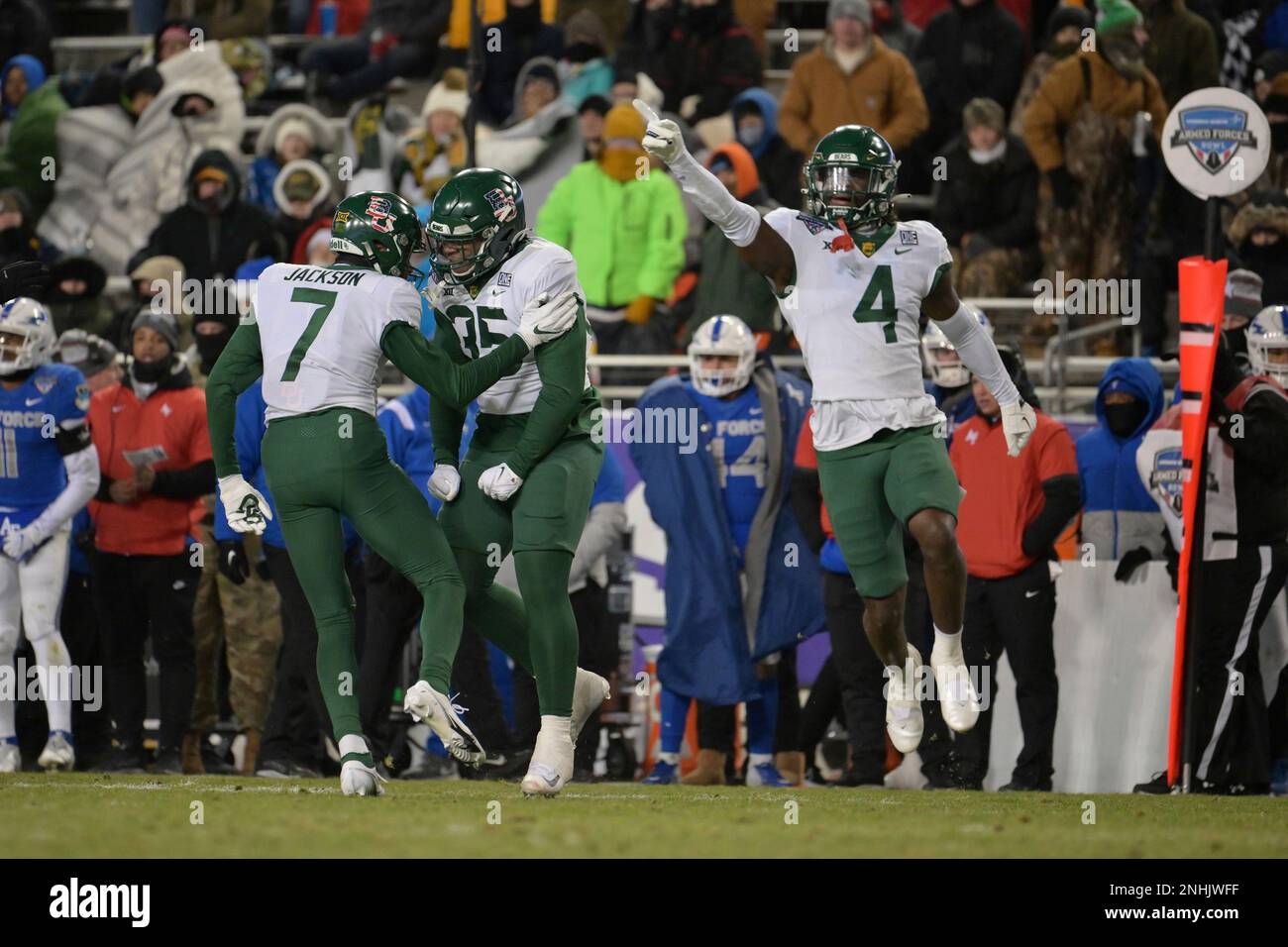 December 22, 2022: Baylor Bears linebacker Jackie Marshall #35 ...