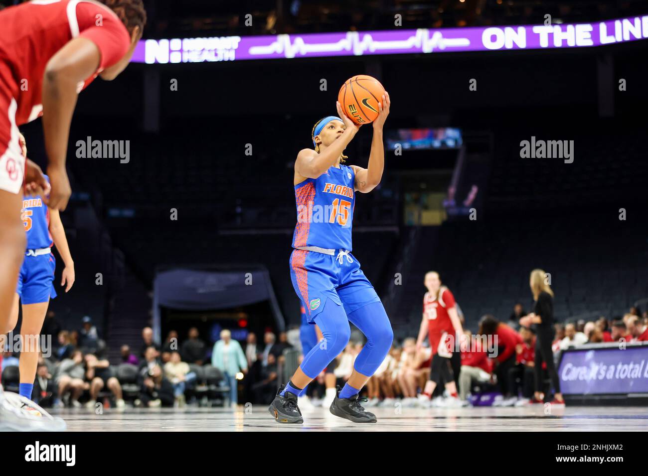 CHARLOTTE, NC - DECEMBER 21: Nina Rickards (15) of the Florida Gators ...