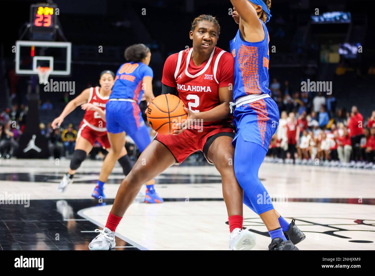 CHARLOTTE, NC - DECEMBER 21: Nina Rickards (15) of the Florida Gators ...