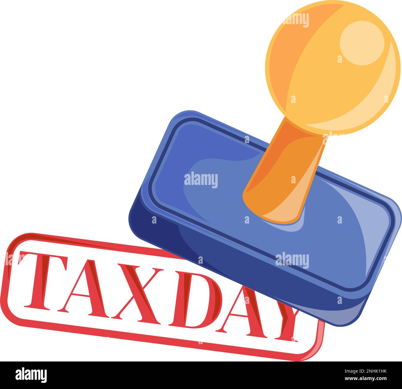 tax day stamp Stock Vector Image & Art - Alamy