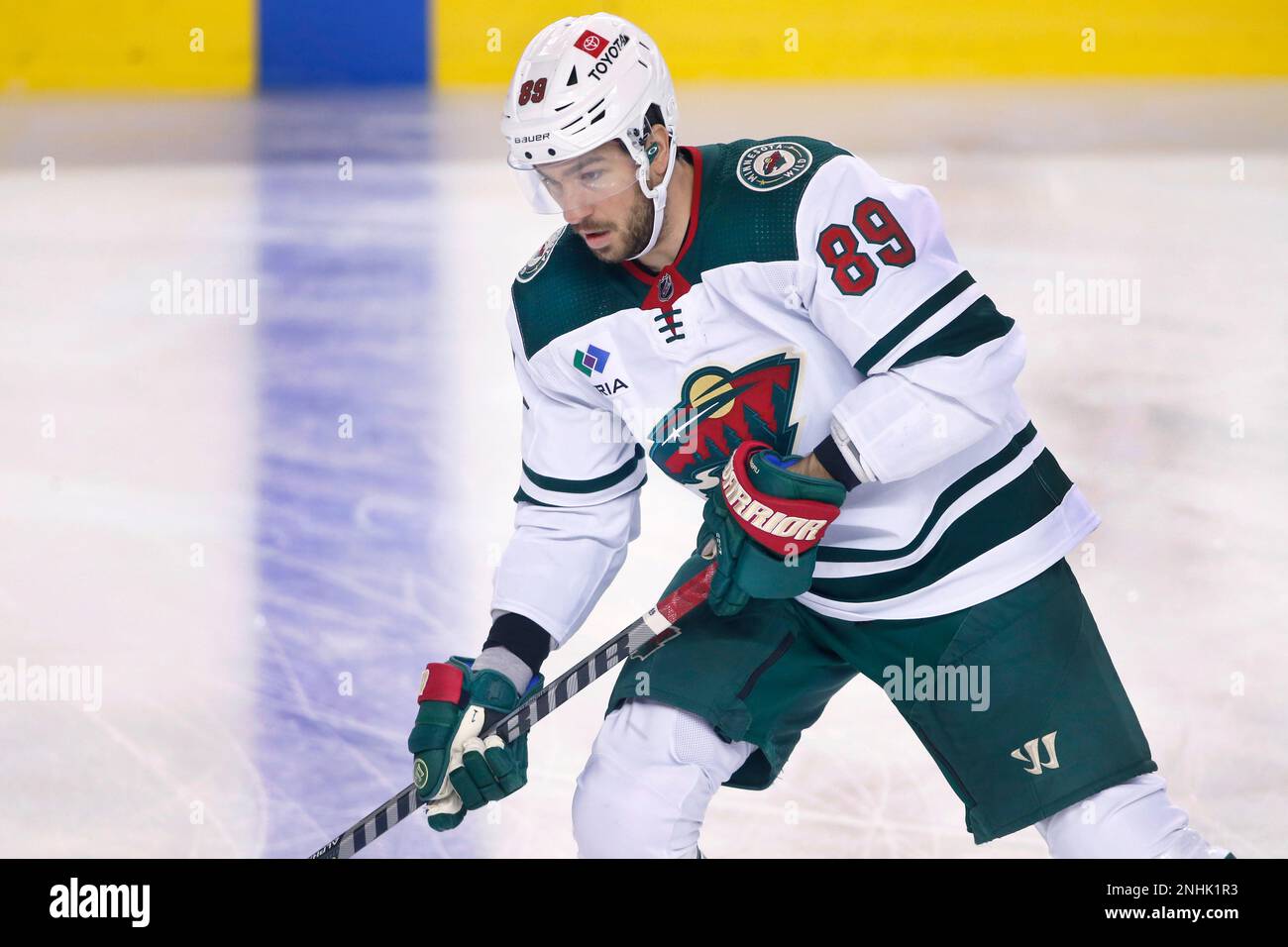 NHL profile photo on Minnesota Wild player Frederick Gaudreau at a game ...
