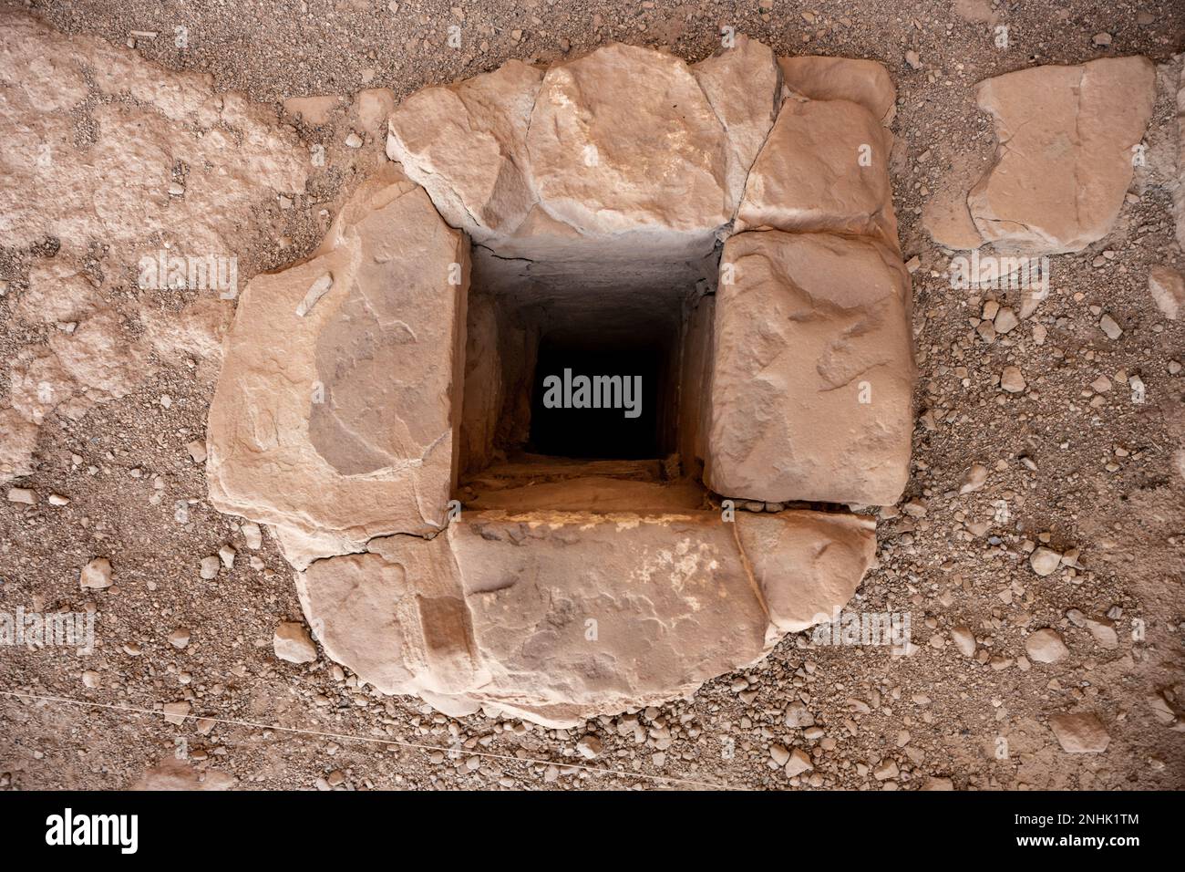 Kiva Chimney Hole In Square Tower House in Mesa Verde Stock Photo - Alamy
