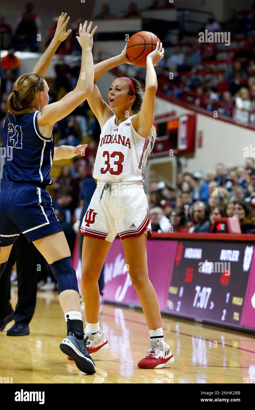 BLOOMINGTON, IN - DECEMBER 21: Indiana Hoosiers guard Sydney Parrish ...