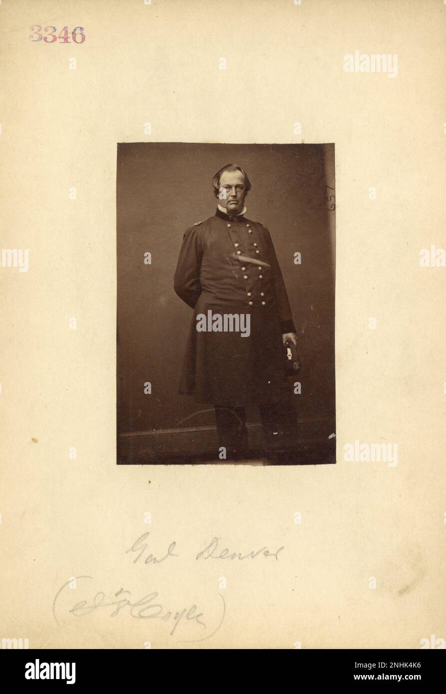 Gen. James W. Denver 19th Century Mathew Brady, Quartermaster, and ...