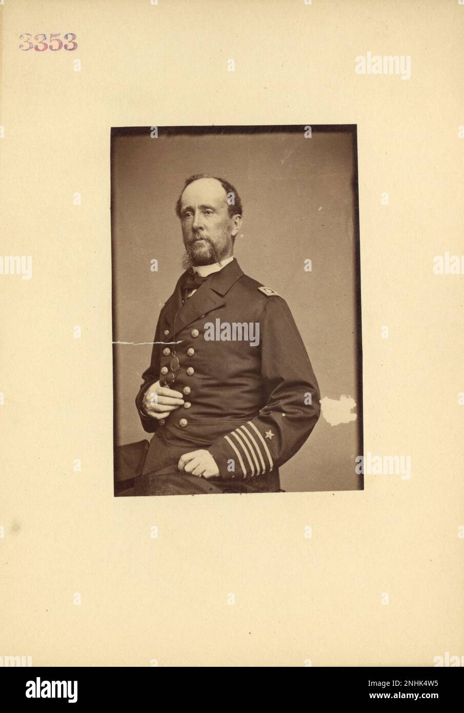 Commodore C. R. Perry Rodgers 19th Century Mathew Brady, Quartermaster ...