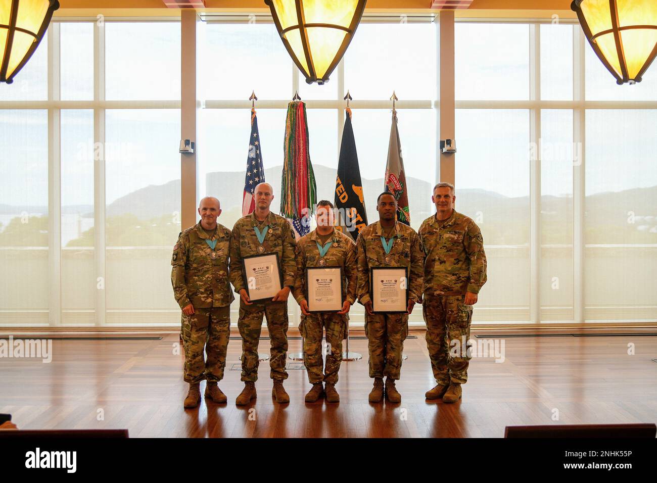 Lt. Gen. Steven W. Gilland (Right), the United States Military Academy ...