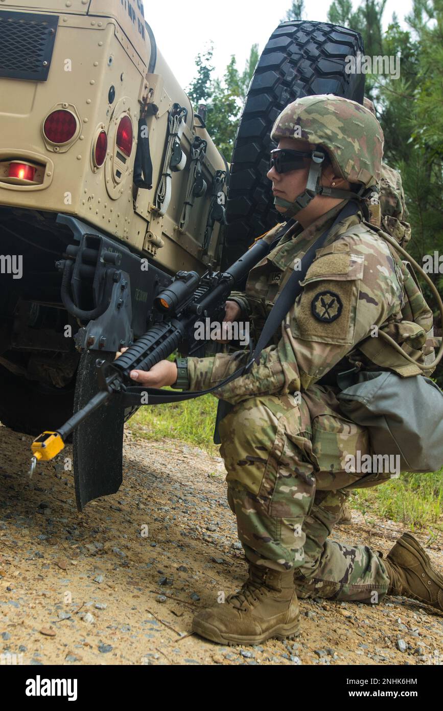 Pfc. Kayla Harmon, a military police soldier with the 304th Military ...