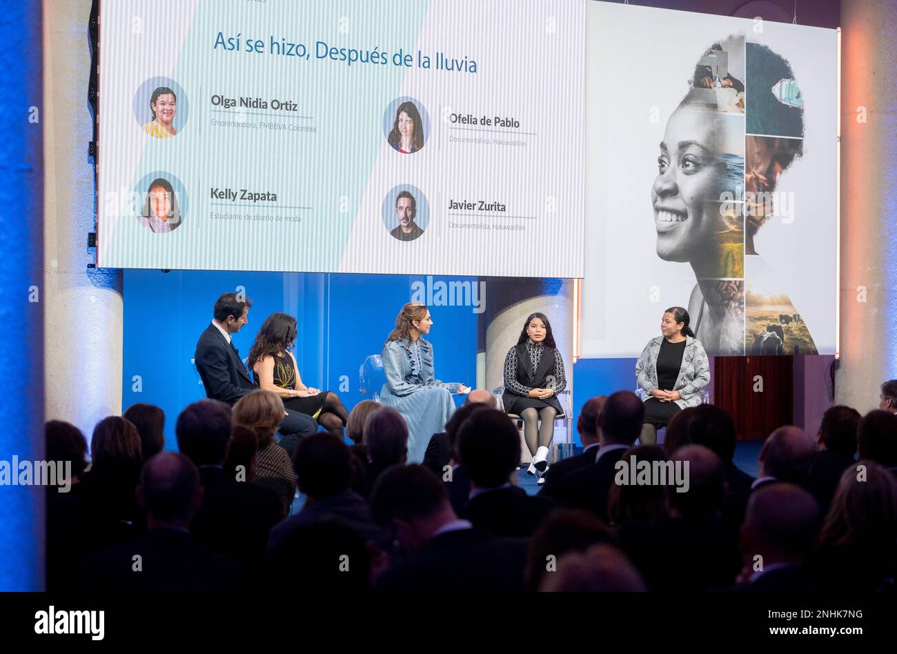 (L-R) Hakawati Films documentary filmmakers Javier Zurita and Ofelia de ...