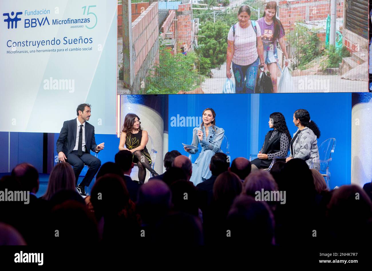 (L-R) Hakawati Films documentary filmmakers Javier Zurita and Ofelia de ...