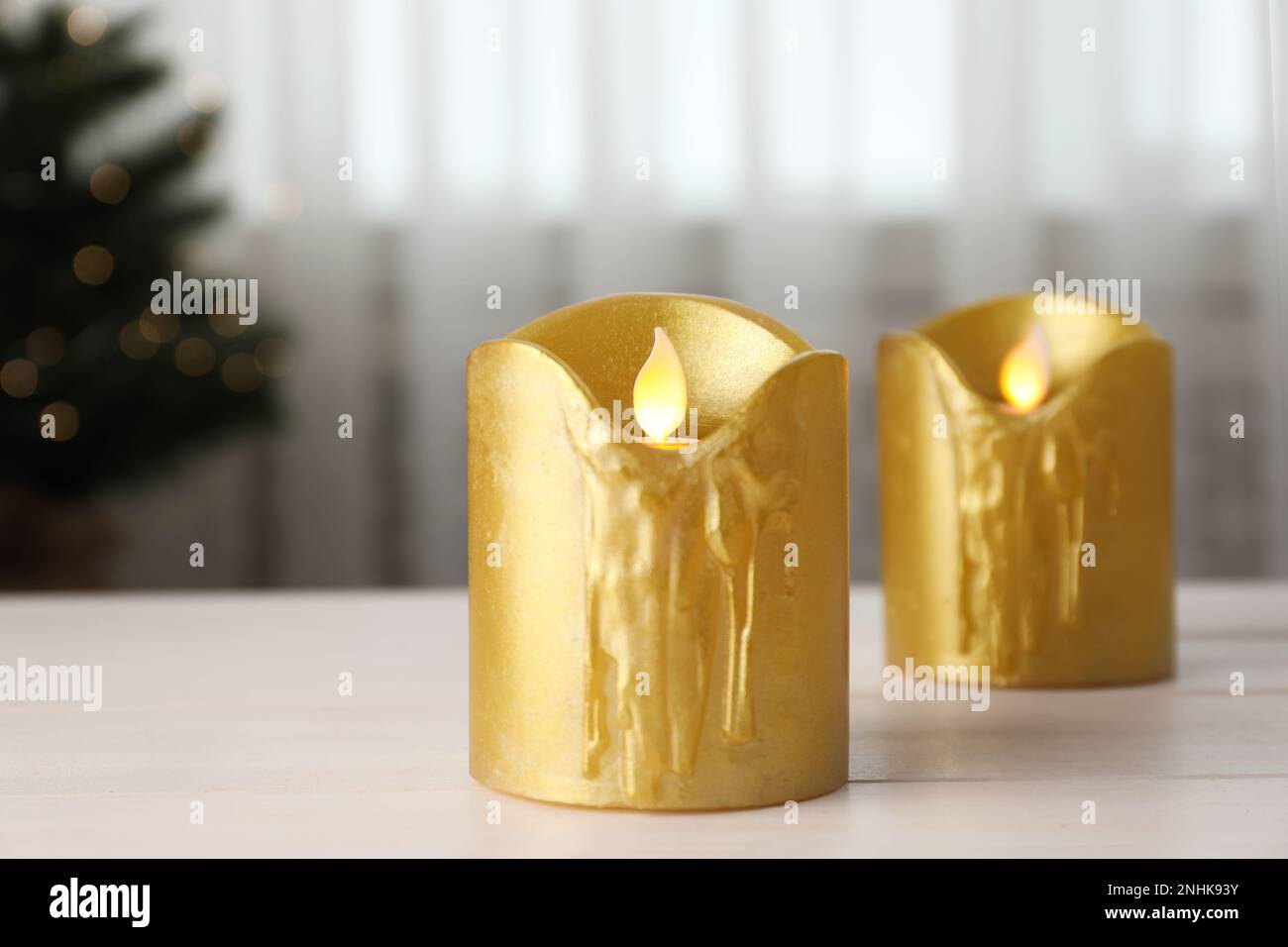 Led candles hi-res stock photography and images - Alamy