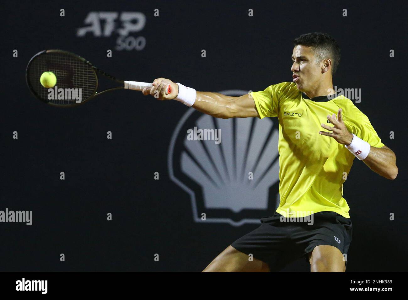 Rio de Janeiro, Brazil, 16th Feb, 2023. Jockey Club Brasileiro, ATP 500 ...