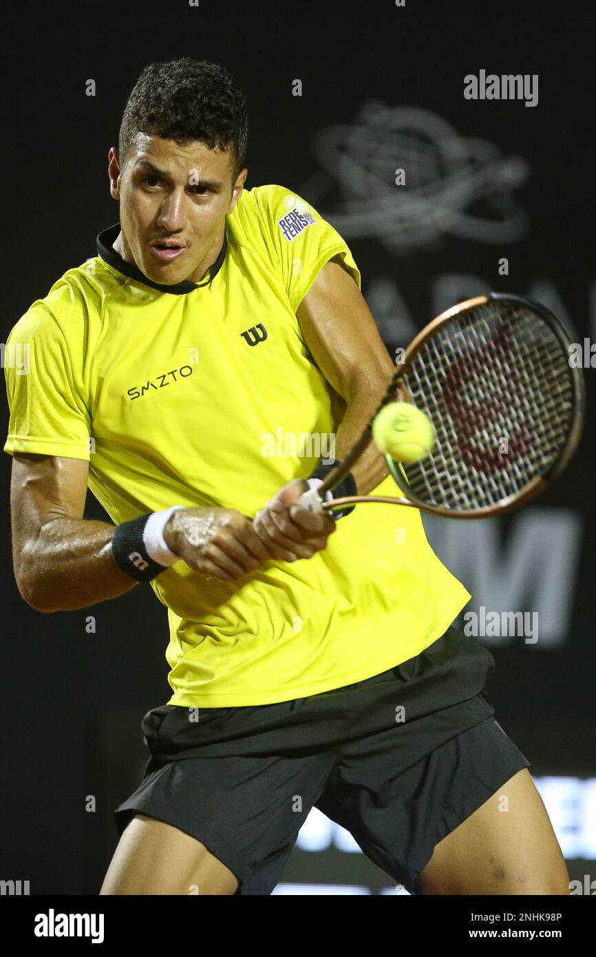 Rio de Janeiro, Brazil, 16th Feb, 2023. Jockey Club Brasileiro, ATP 500 ...