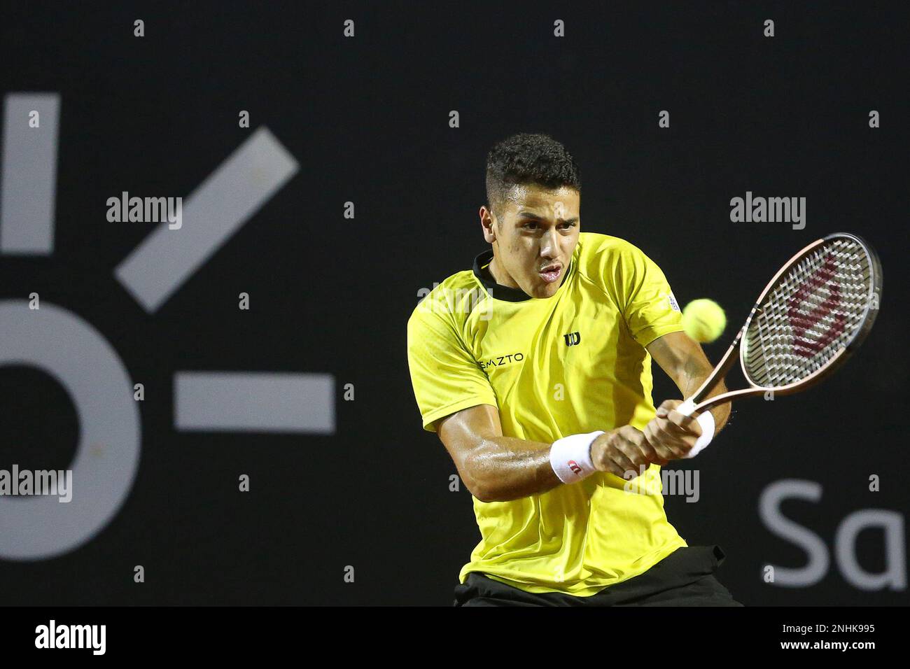 Rio de Janeiro, Brazil, 16th Feb, 2023. Jockey Club Brasileiro, ATP 500 ...