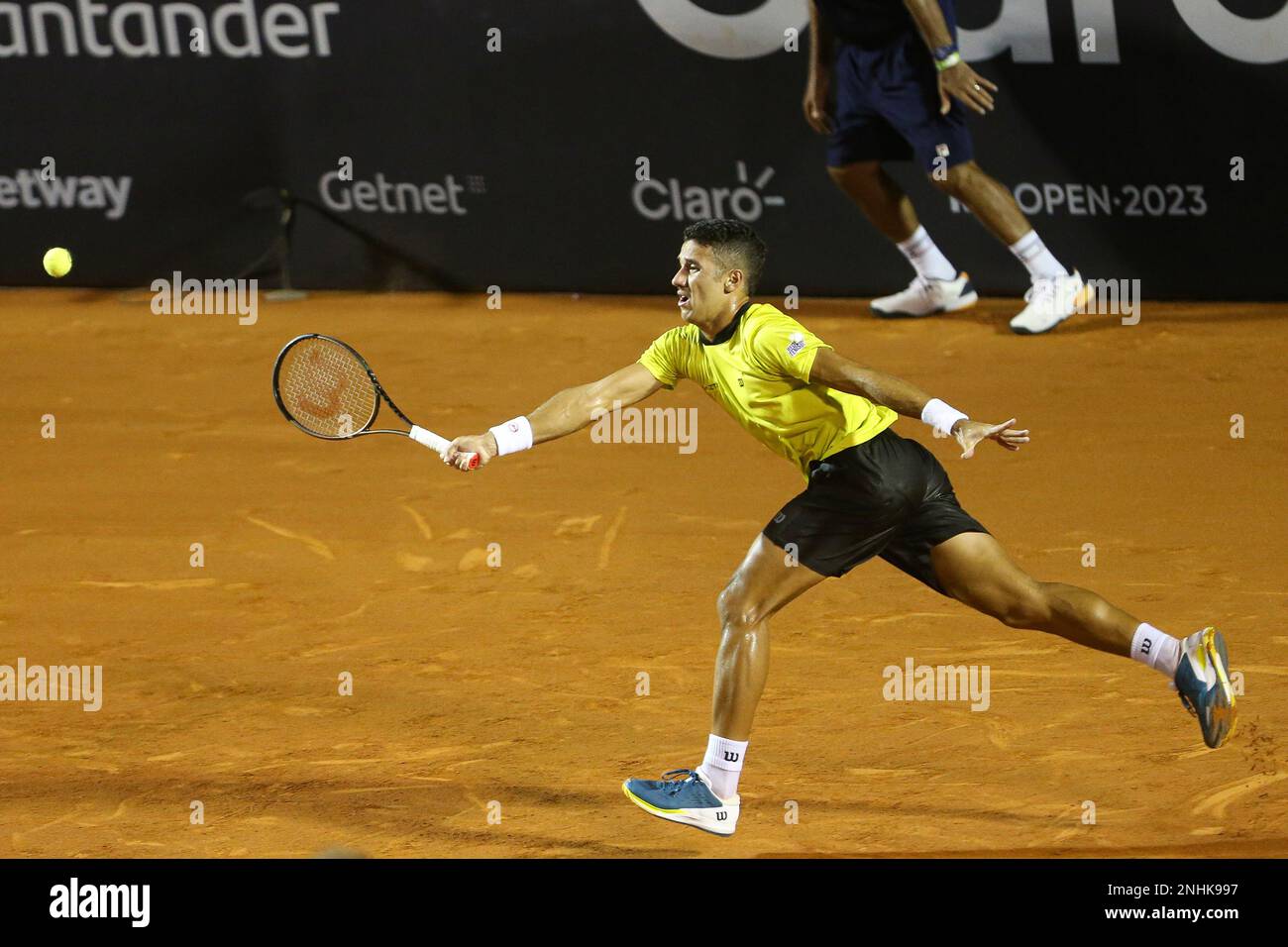 Rio de Janeiro, Brazil, 16th Feb, 2023. Jockey Club Brasileiro, ATP 500 ...