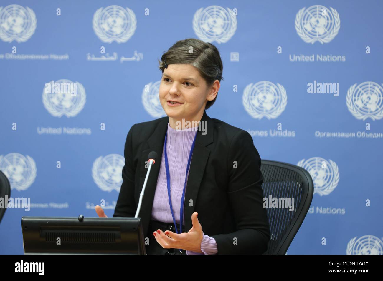 New York, Estados Unidos. 21st Feb, 2023. Laura Meller, Oceans ...