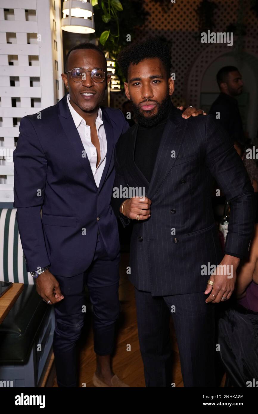 IMAGE DISTRIBUTED A.P.B - Hardy Vibert and Brandon Smith attend the A.P ...