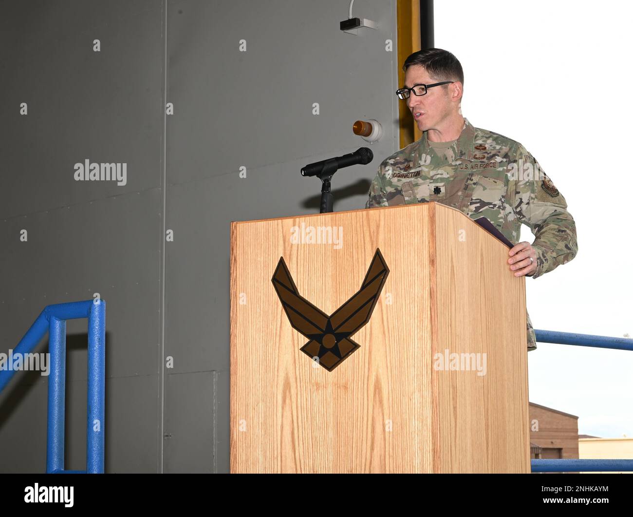 Lt. Col. Stephen Addington, previous 509th Bomb Wing Security Forces ...