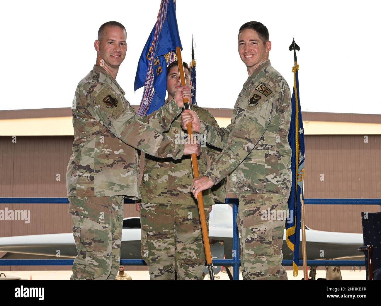Lt. Col. Stephen Addington, previous 509th Bomb Wing Security Forces ...