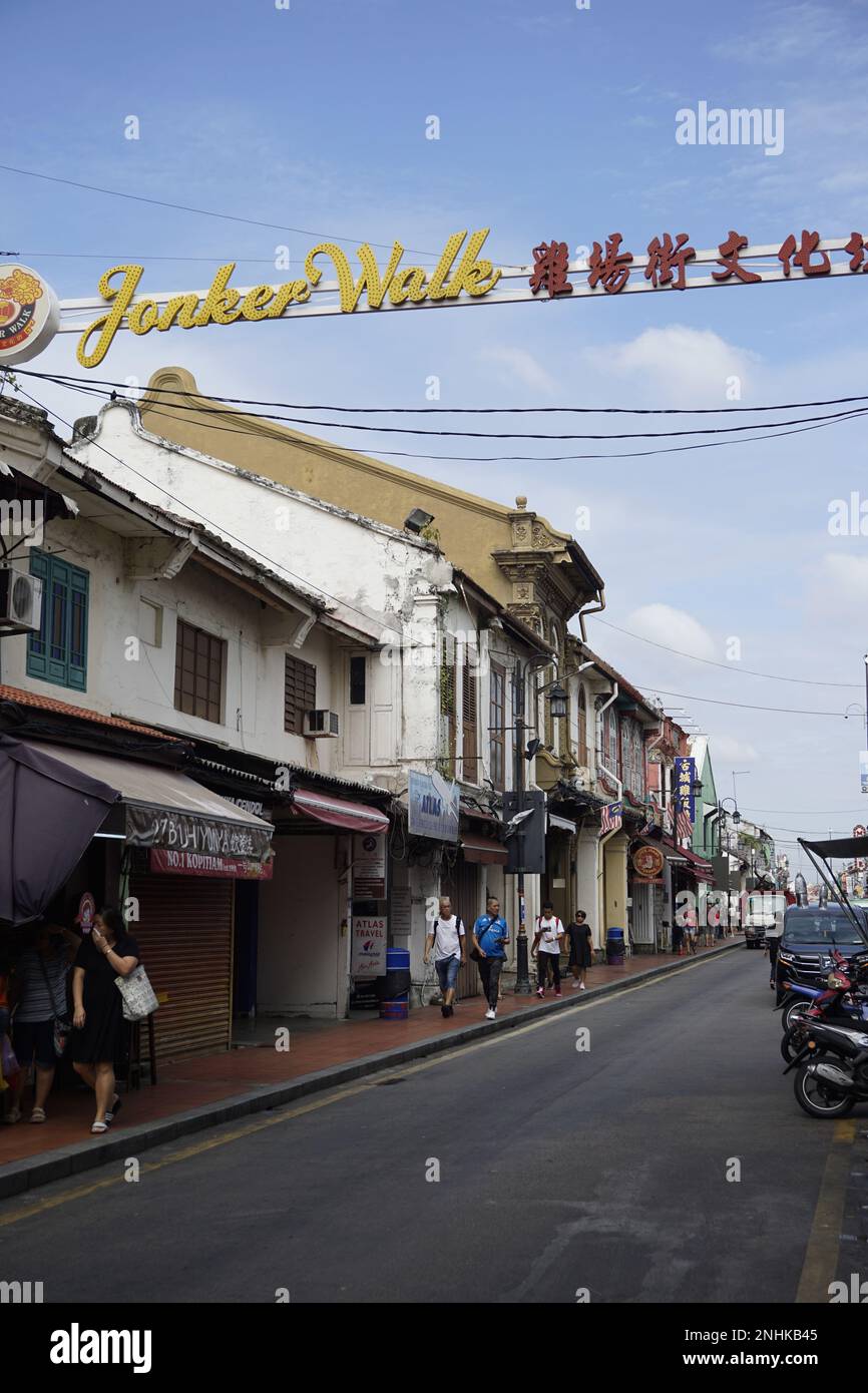 Jonker Walk, Malacca Stock Photo - Alamy
