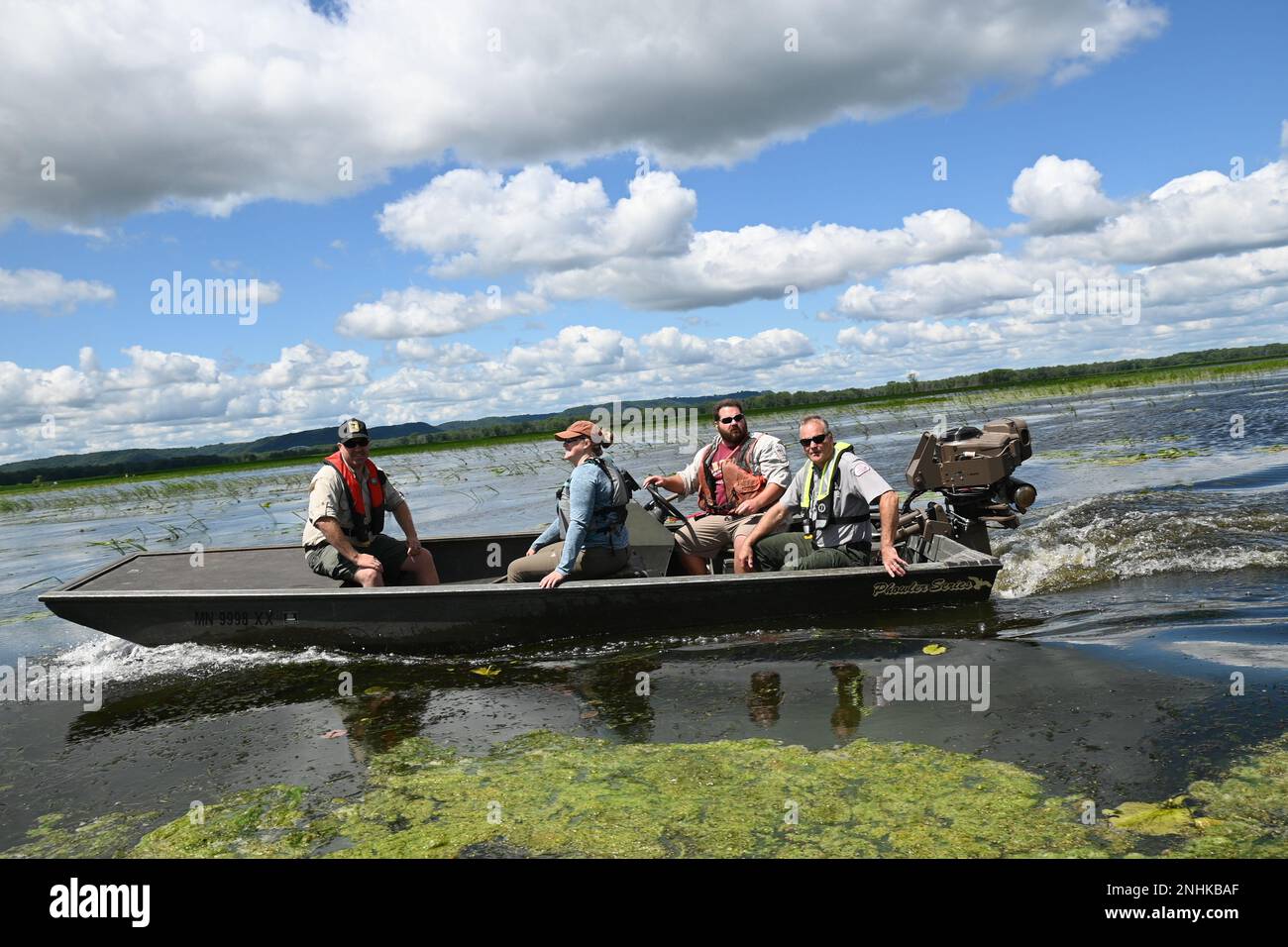 Corps and agency partners conduct a site visit at Big Lake in Lower ...