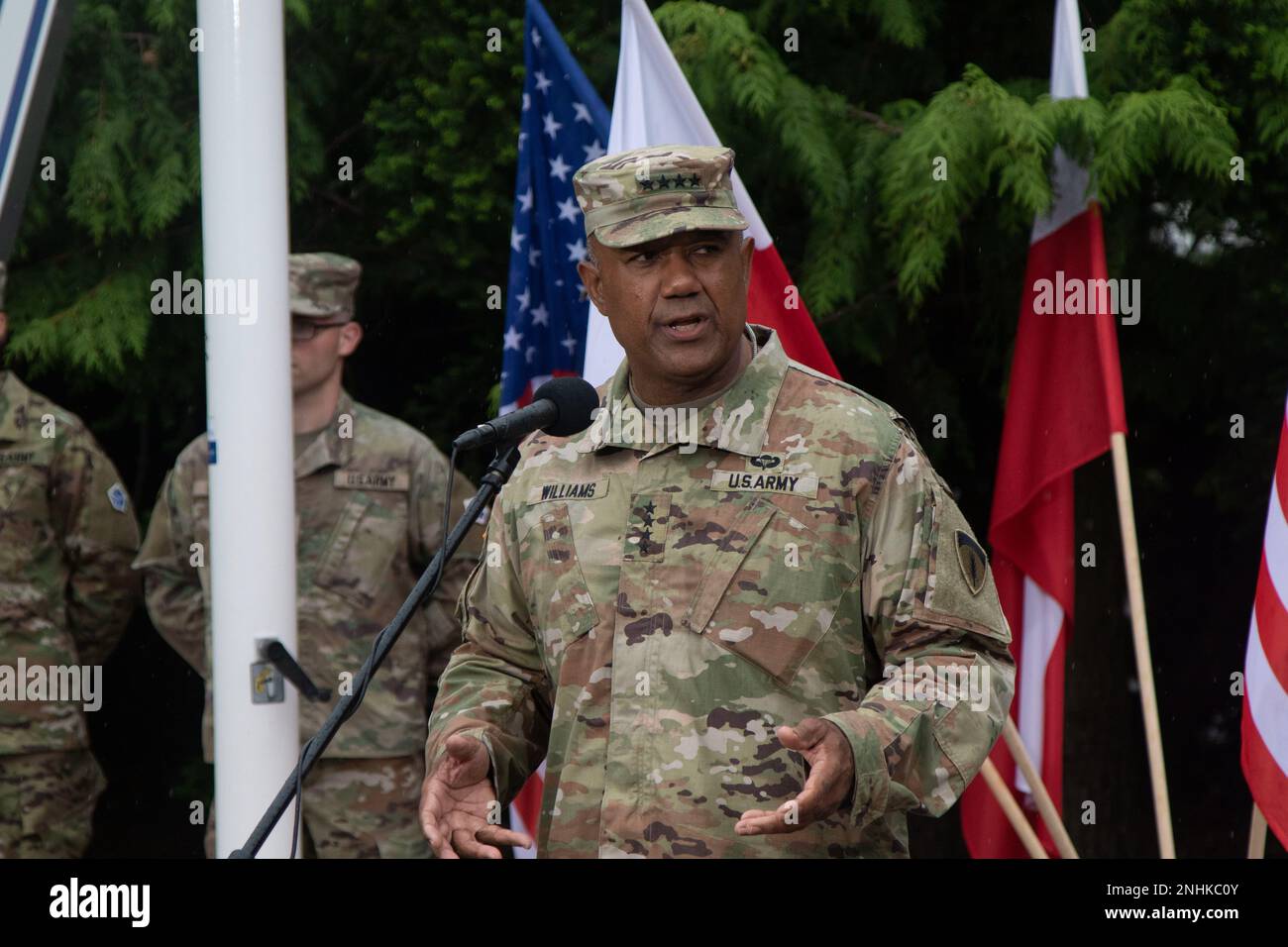 U.S. Army Gen. Darryl Williams, the commanding general of United States ...
