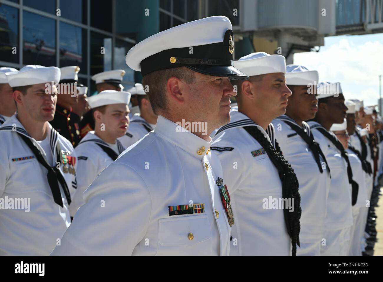 FORT LAUDERDALE, PORT EVERGLADES, Fla. (July 30, 2022) – The crew of ...