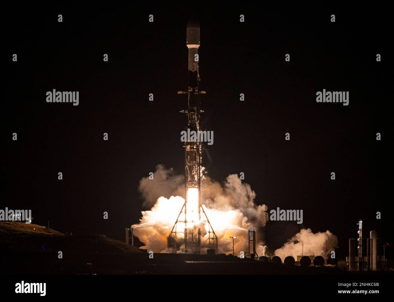 A SpaceX rocket carrying the Surface Water and Ocean Topography ...