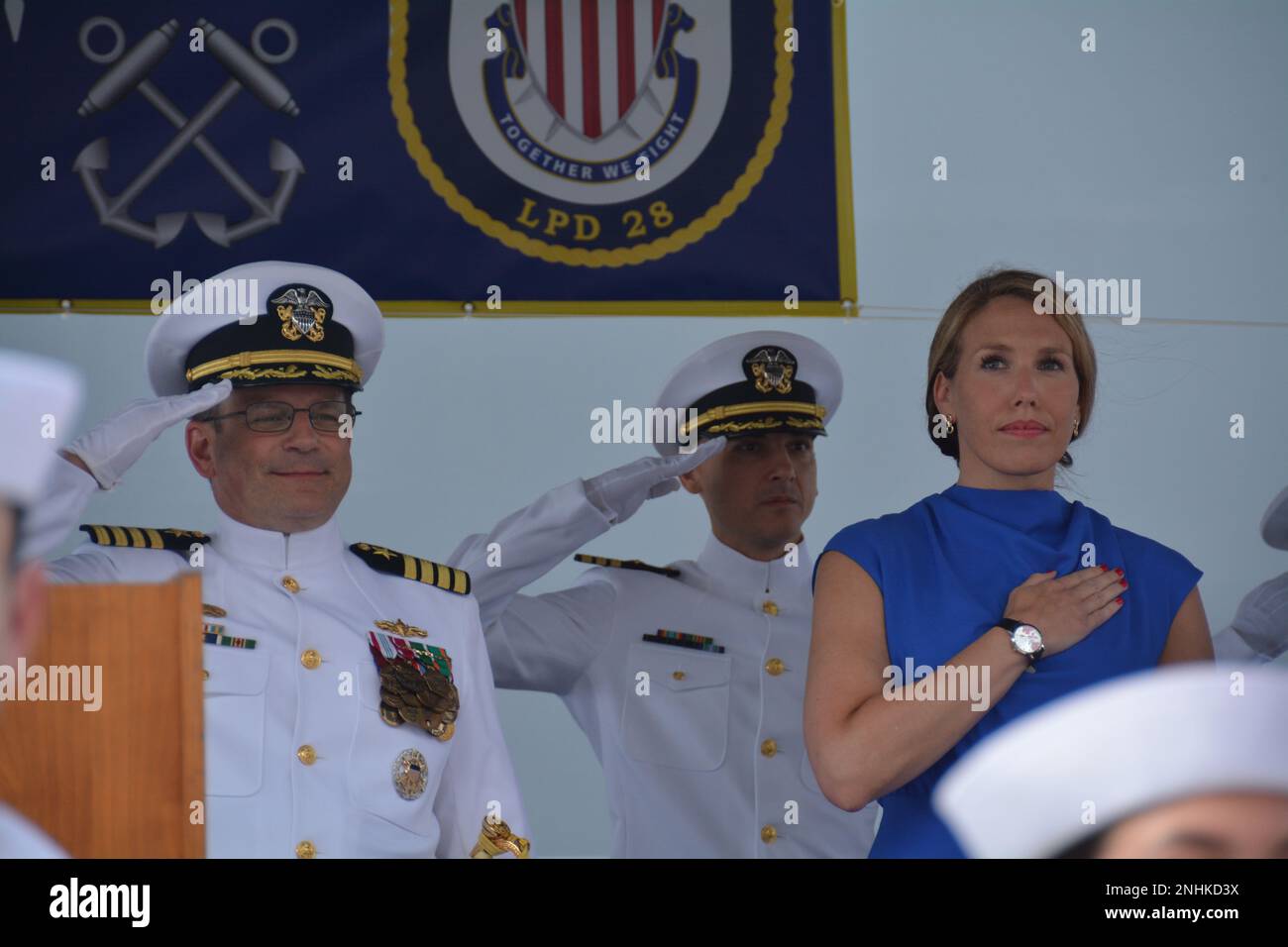 FORT LAUDERDALE, Fla. (July 30, 2022) Ship’s sponsor Meredith A. Berger ...