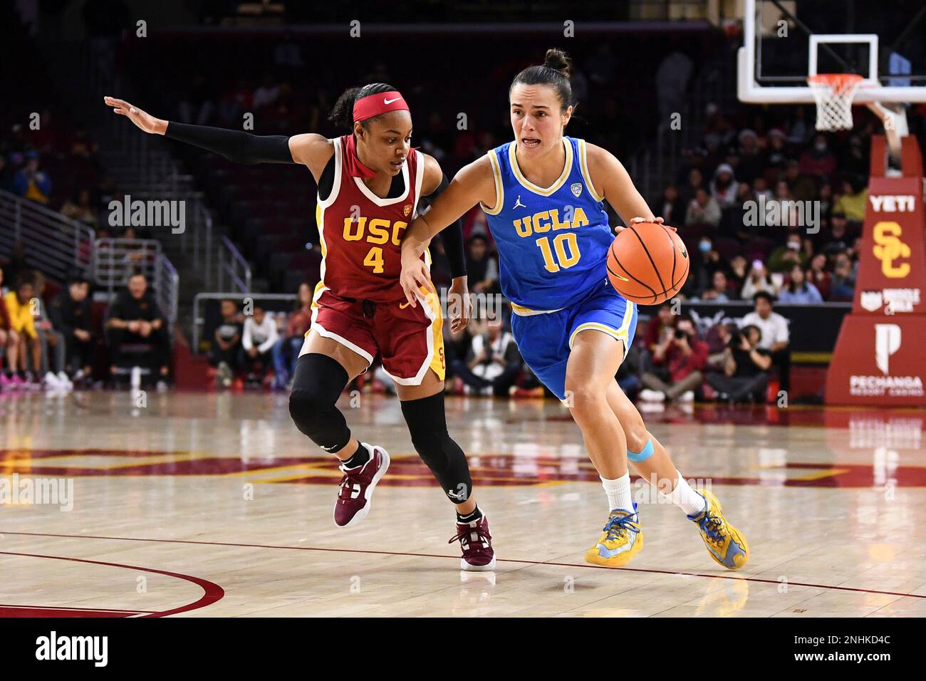LOS ANGELES, CA - DECEMBER 15: UCLA Bruins guard Gina Conti (10) drives ...