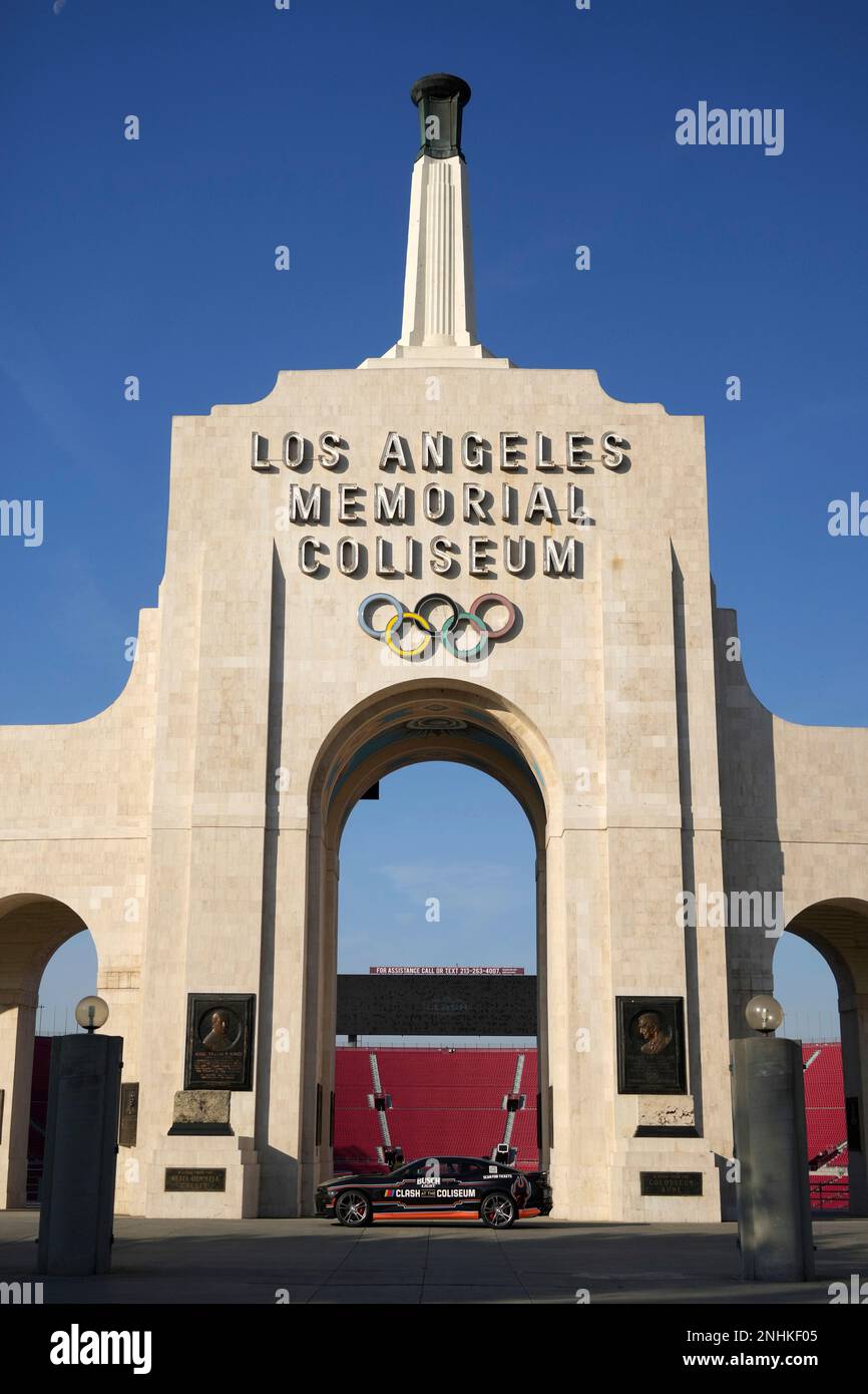 A Chevrolet pace car at the Busch Light Clash at the Coliseum ...