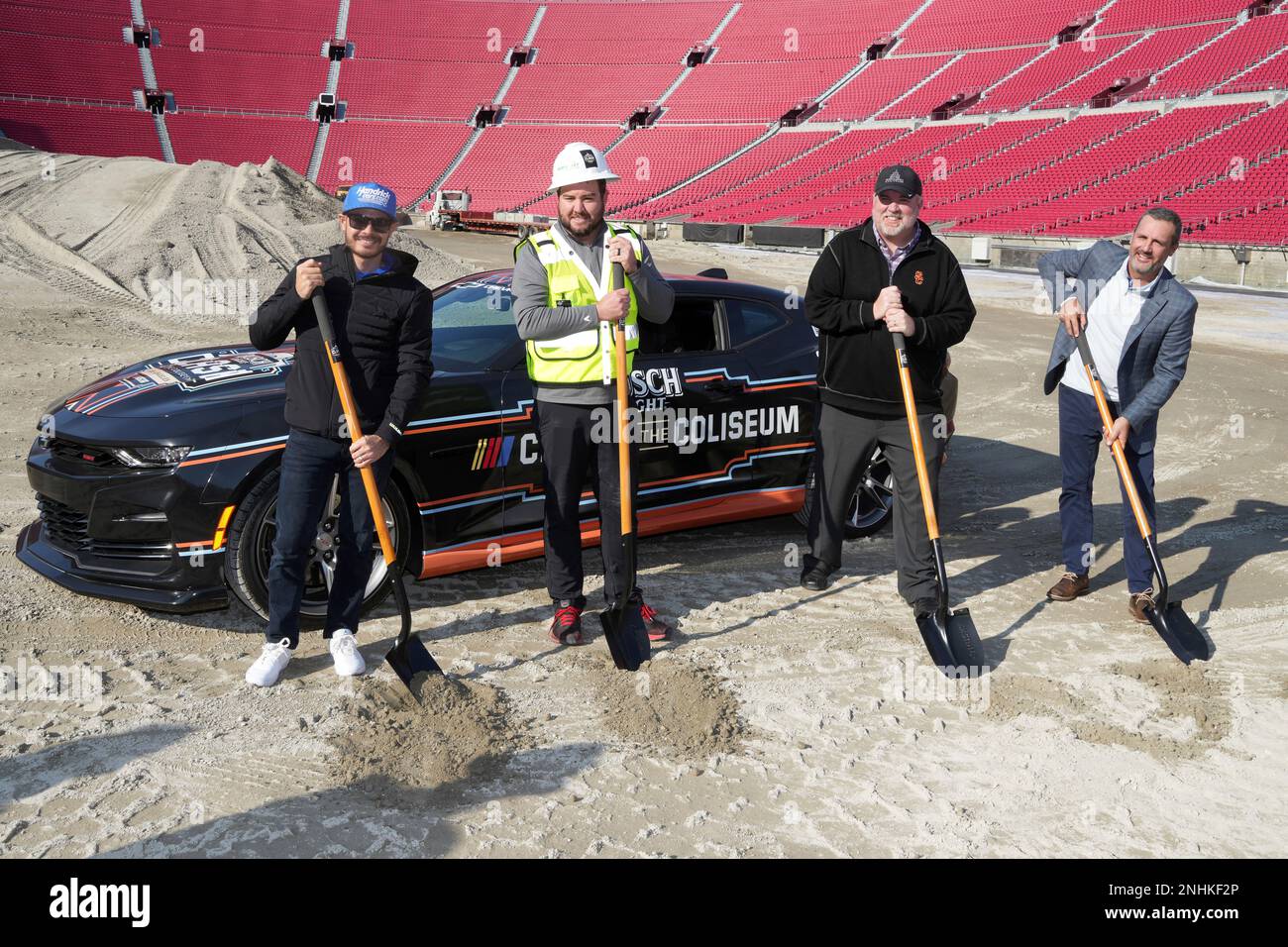 Hendrick Motorsports No. 5 Chevrolet Camaro driver Kyle Larson, Jeremy ...