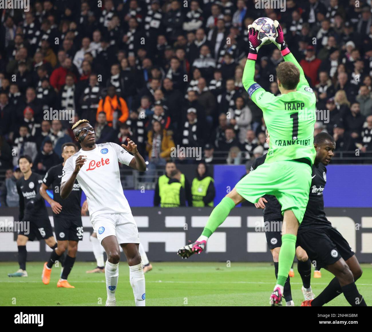 Frankfurt, Germany. Napoli, Germania. 21st Feb, 2023. Kevin Trapp of ...