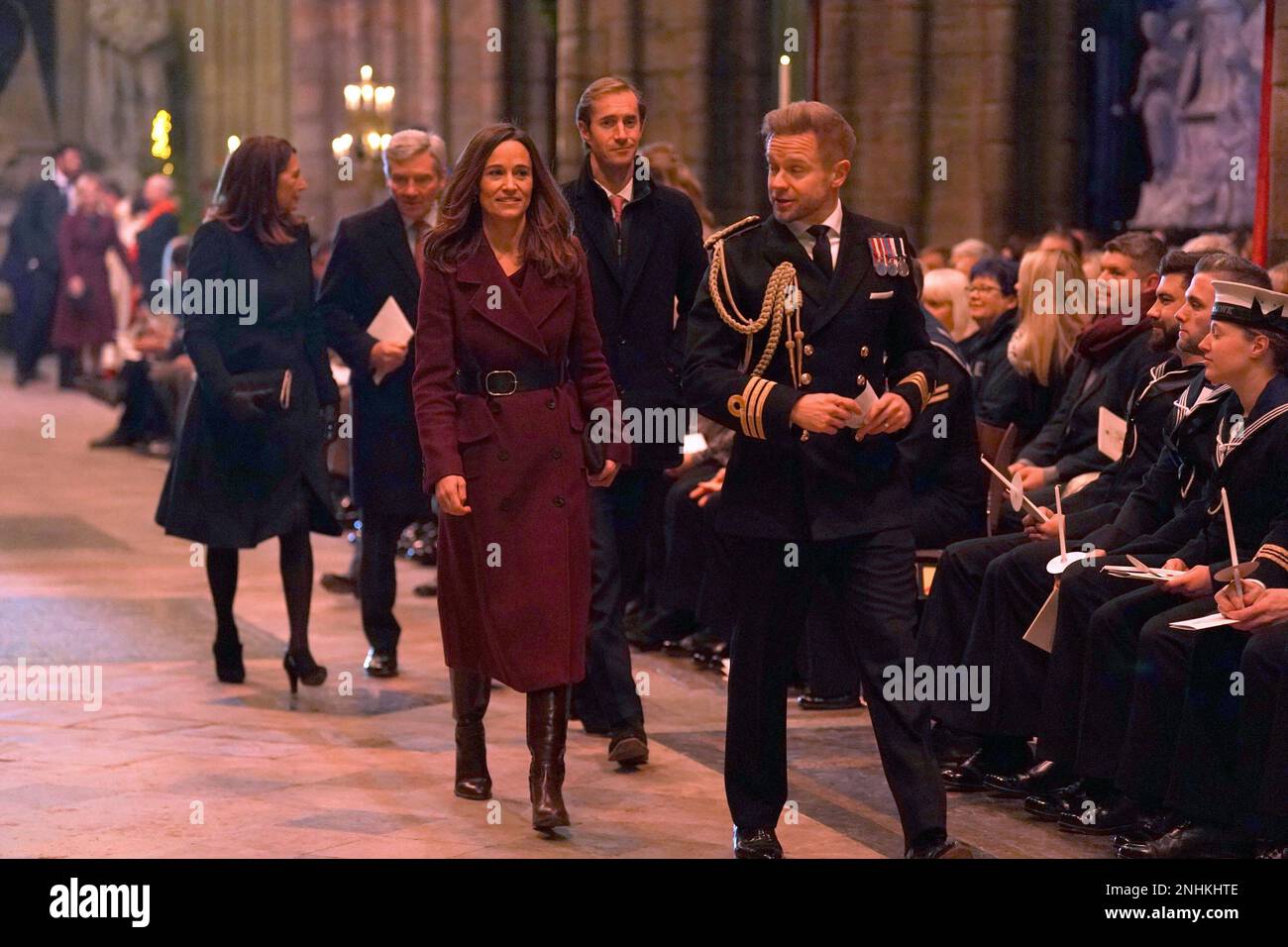 Pippa Matthews with husband James leads her parents Carole and Michael ...